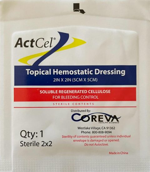 ActCel Hemostatic Guaze - Emergency Bleeding Control Gauze